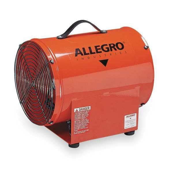 Allegro Industries Confined Space Fan,Orange,12" W 9509-01 - Walmart.com