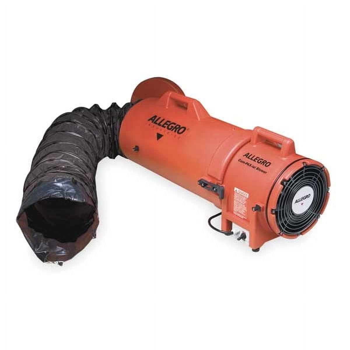 Allegro Industries Confined Space Fan,Orange,13 1/2" W 9538-25 ...