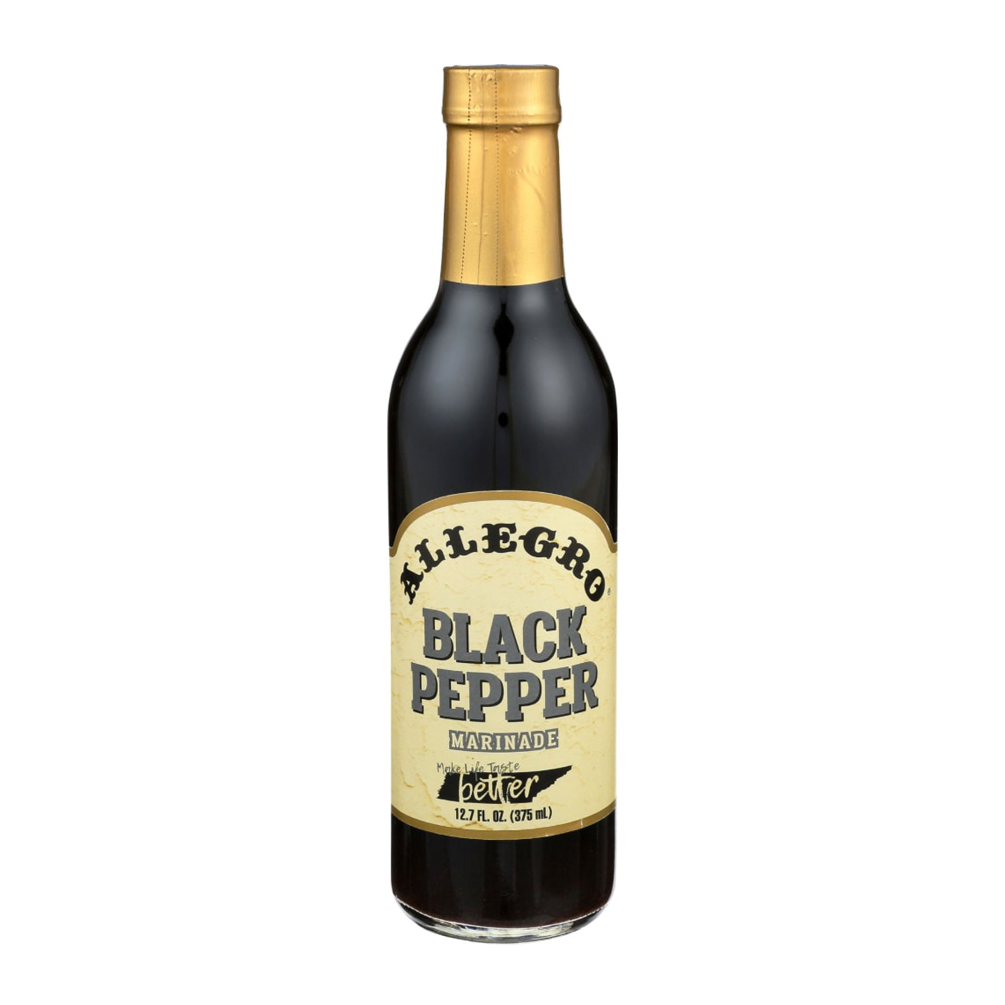 Allegro Black Pepper Marinade, 12.7 oz, Bold Flavor for Meat, Seafood ...