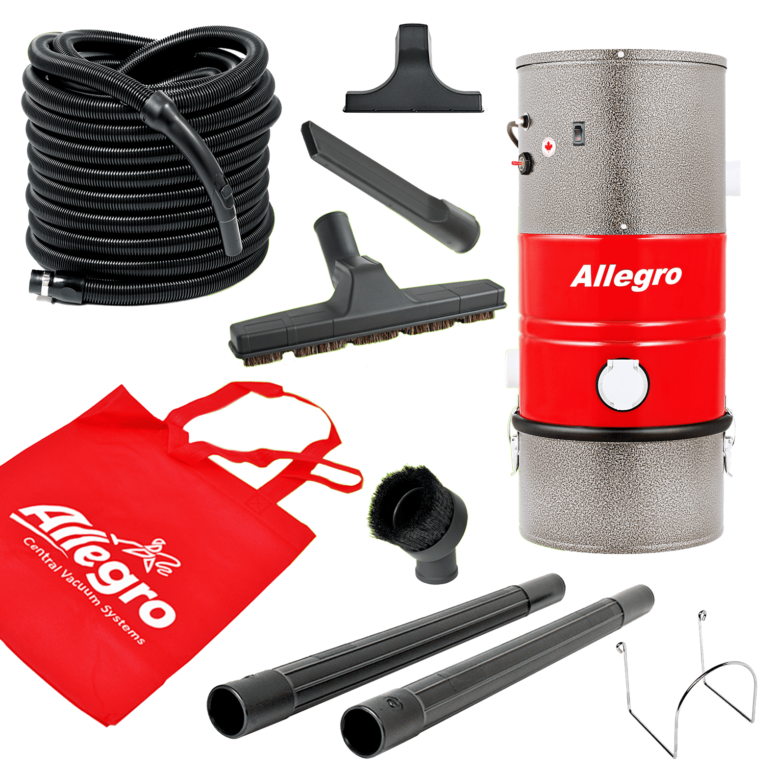 Allegro MU3100 POCO Wall Mounted Garage and Car Central Vacuum System ...