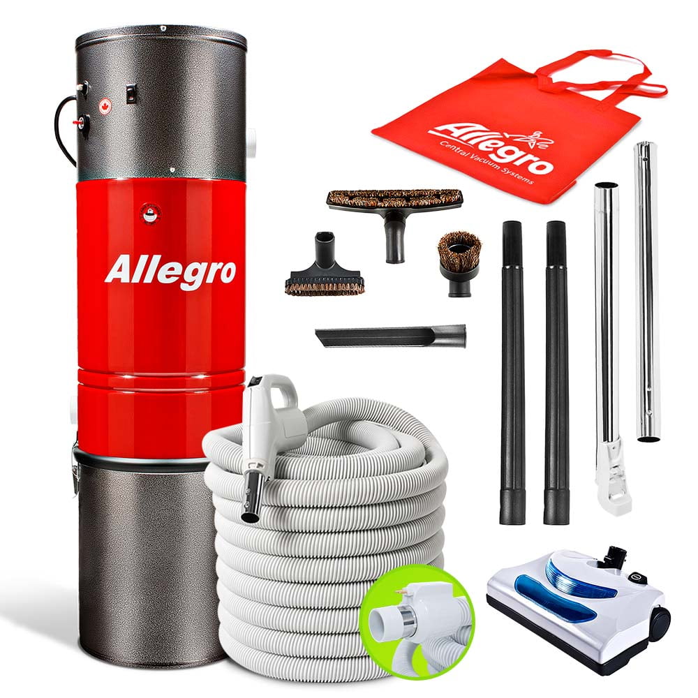 Allegro MU4101 Heavy Duty Powerful Central Vacuum System Tangential ...