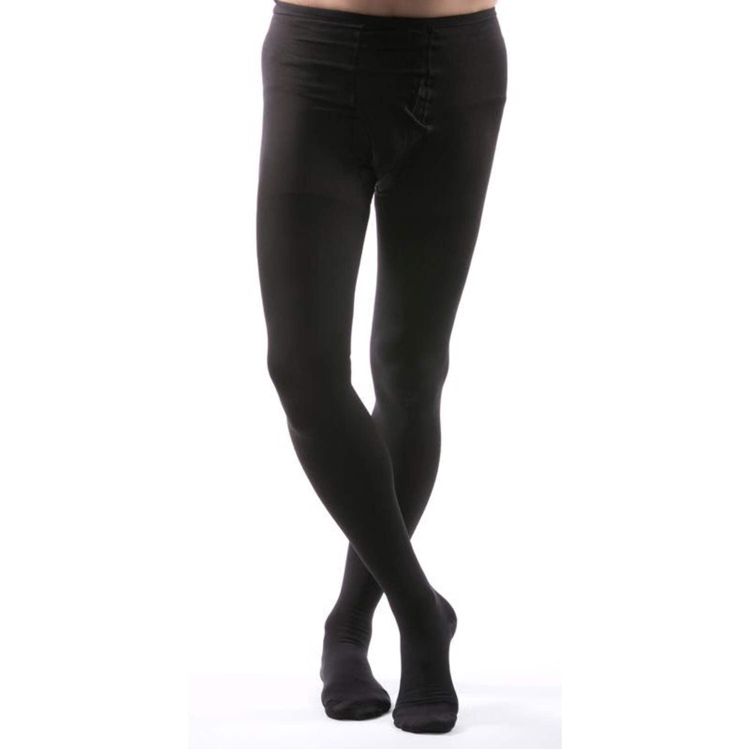 Allegro Men’s 20-30mmHg Waist High 234 Leotard (Black) Large - Walmart ...