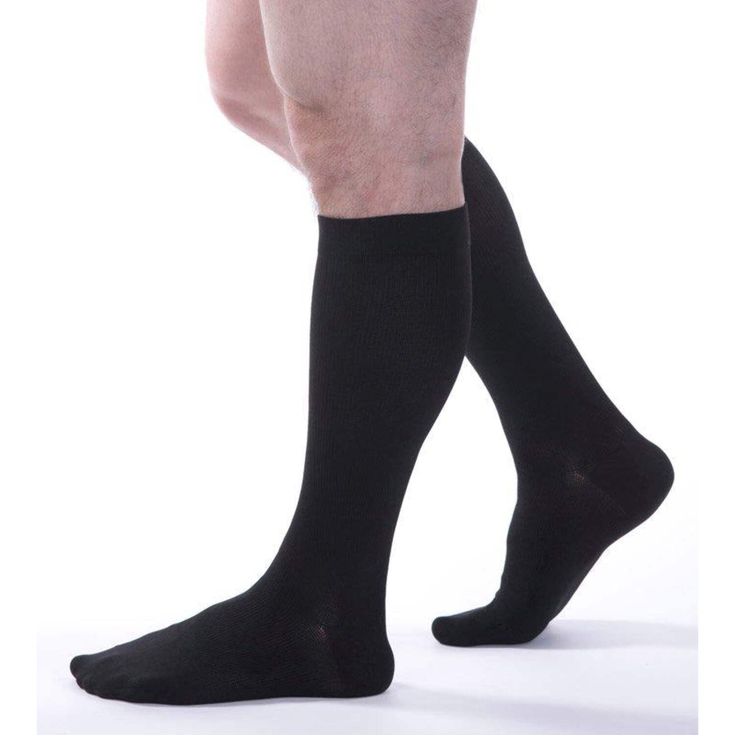 Allegro Men’s 30-40 mmHg Essential 122 Ribbed Compression Support Socks ...