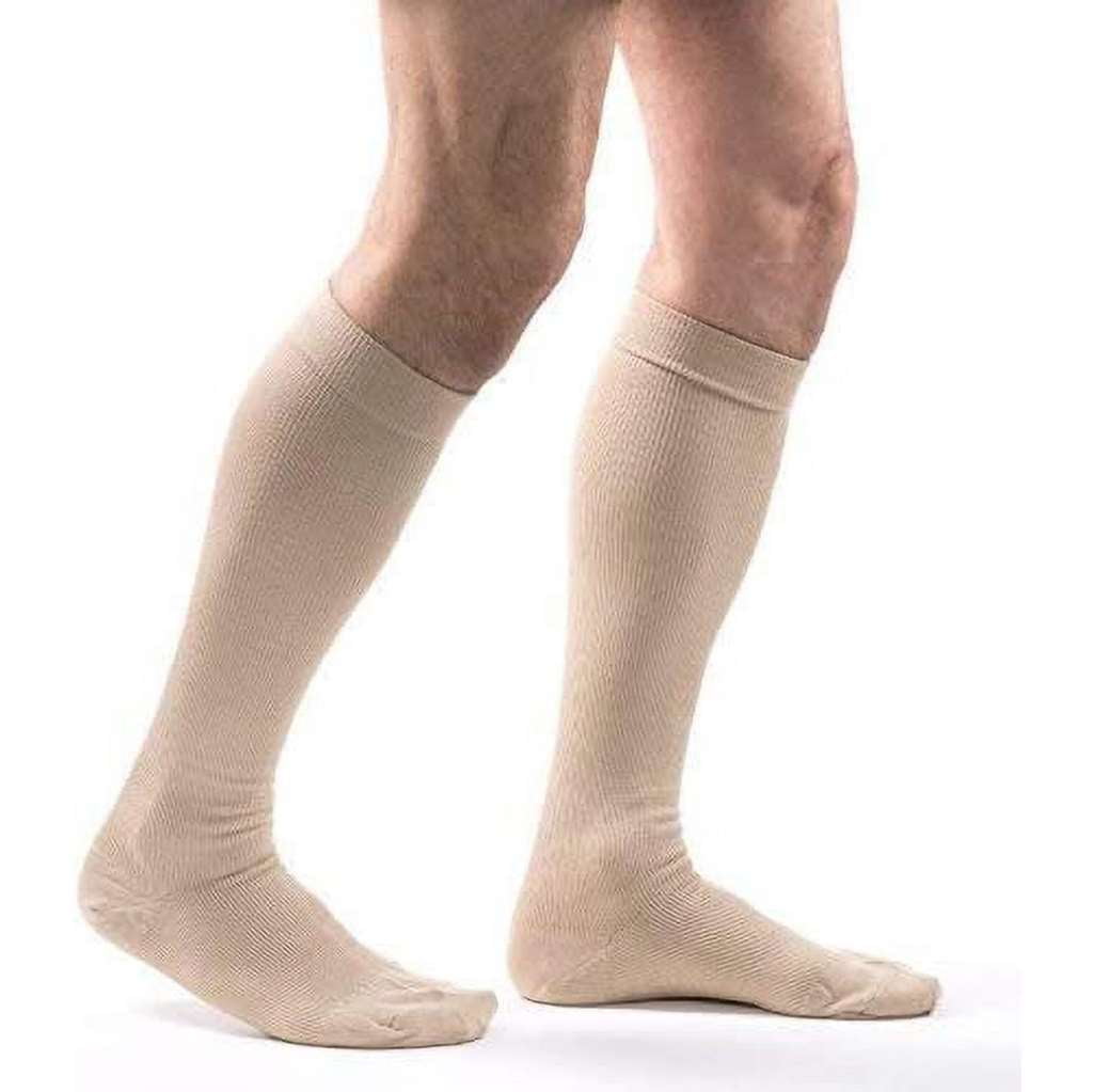 Allegro Premium Italian Milk Socks Size: 3 15-20 mmHg (Black) #660 ...