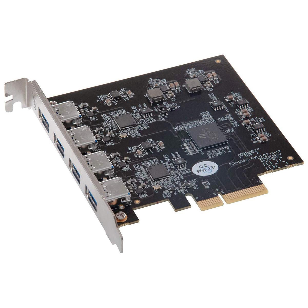 Sonnet Allegro Pro USB 3.1 PCIe Card, 4-Port SuperSpeed + USB 3.1 Gen 2 ...