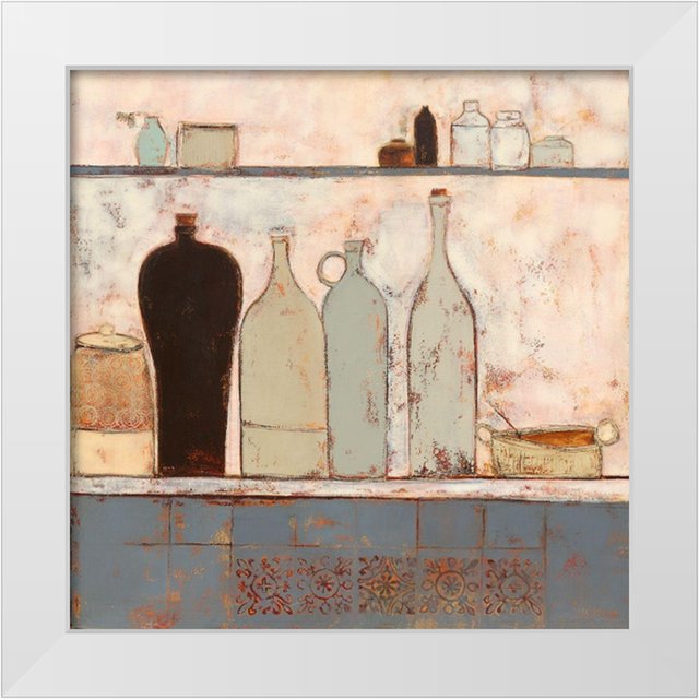 Allen, Anji 15x15 White Modern Wood Framed Museum Art Print Titled ...