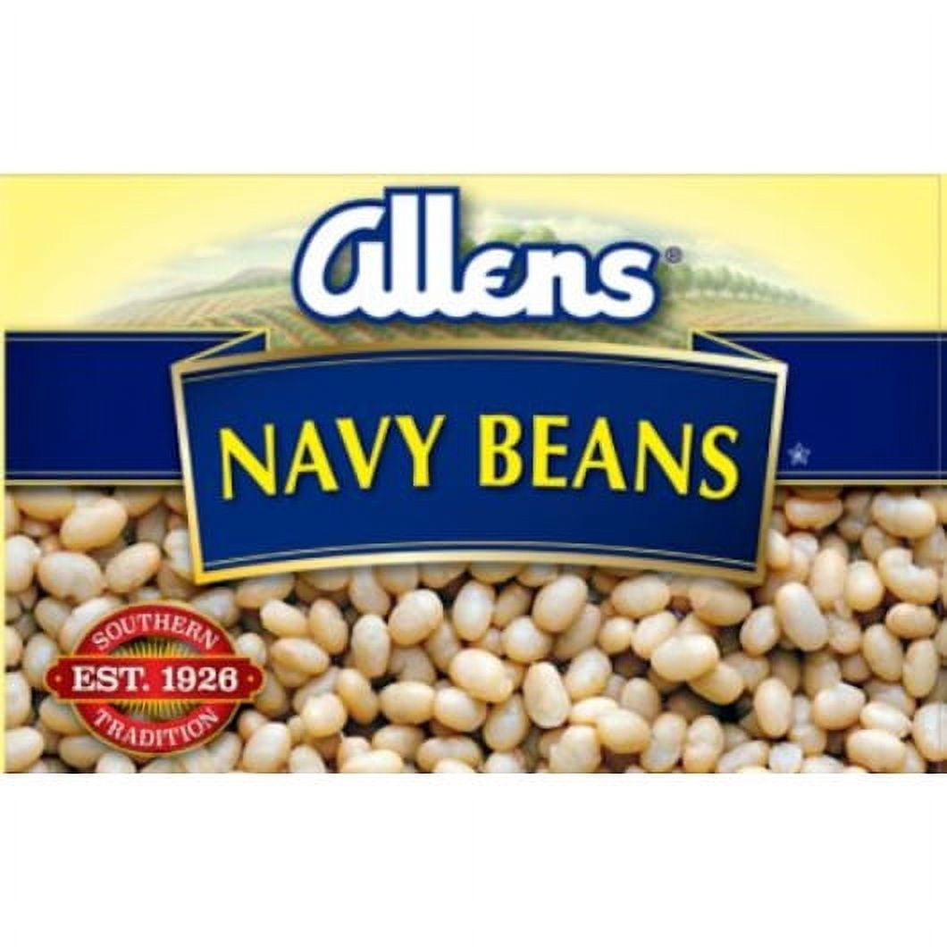Allen Beans Navy Canned, 111 Ounces, 6 per case - Walmart.com