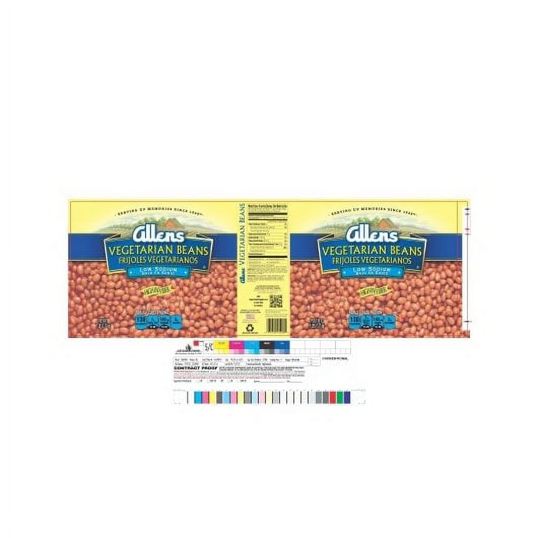 Allen Beans Vegetarian Low Sodium, 112 Ounces, 6 per case - Walmart.com
