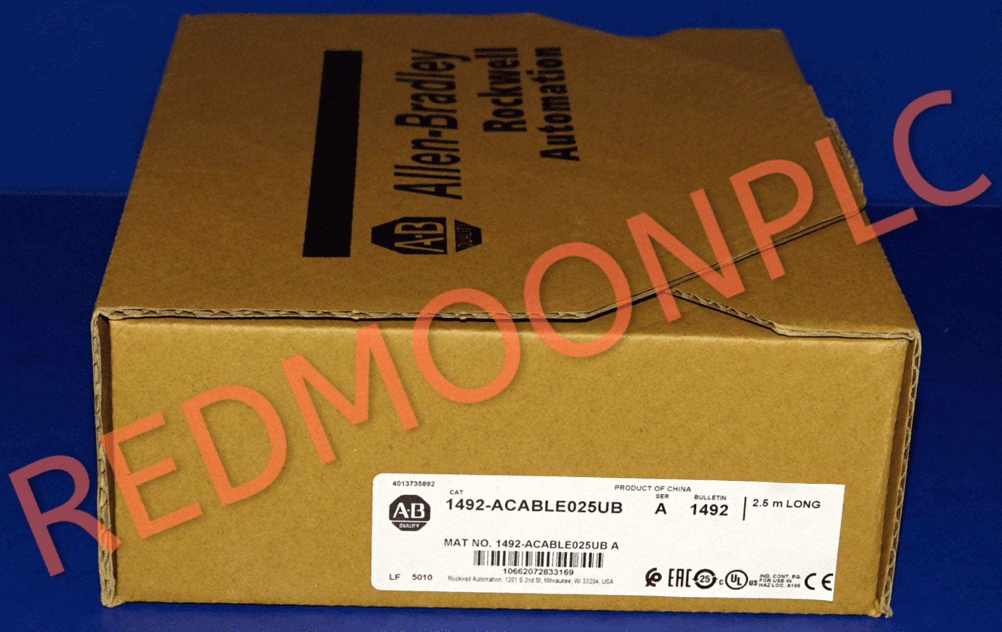 Allen Bradley 1492-ACABLE025UB /A Pre-wired Cable 2.5 m (8.2 ft ...
