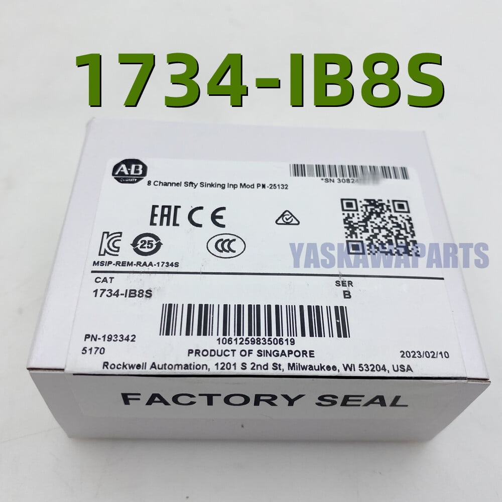 Allen-Bradley 1734-IB8S Ser B 8 Channel Sfty Sinking Input Module ...