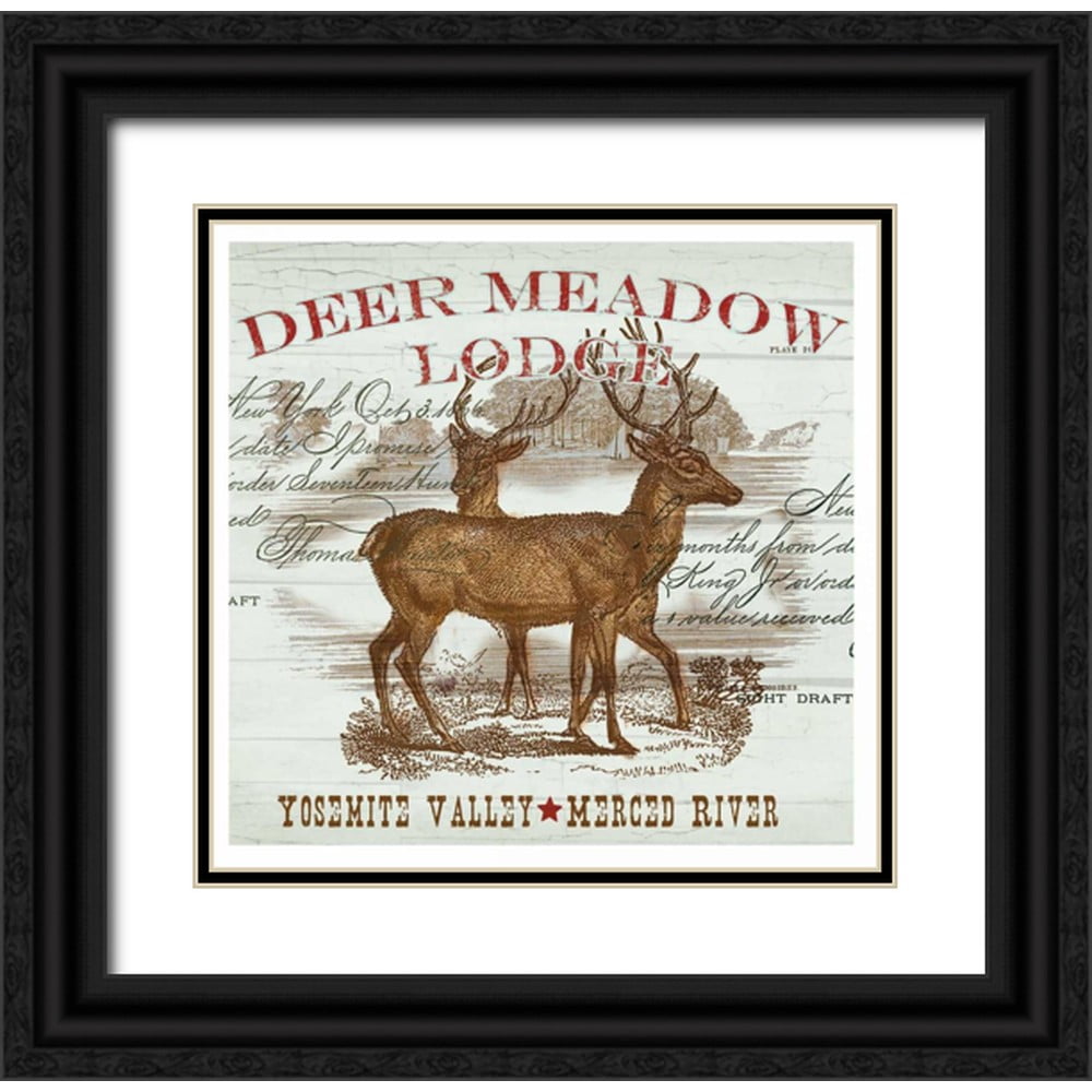 Allen, Candace 15x15 Black Ornate Wood Framed with Double Matting ...