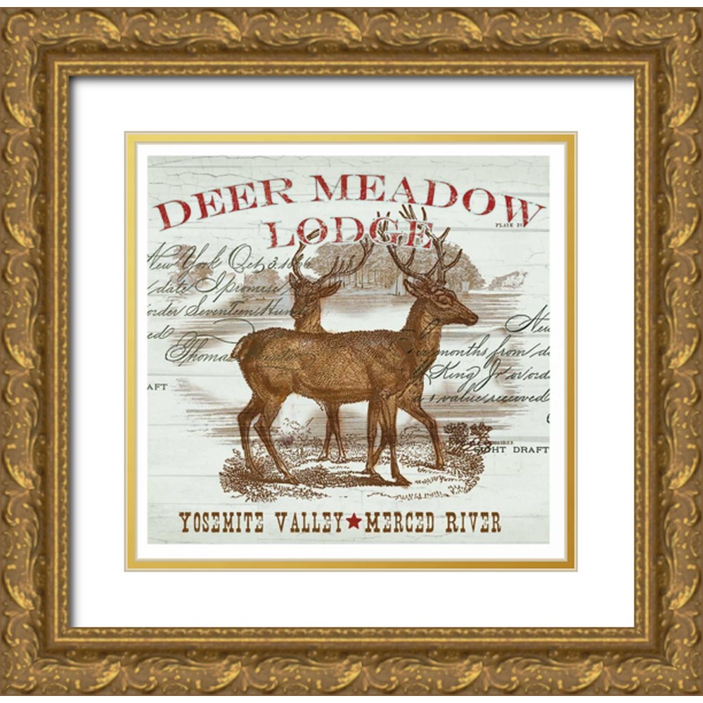 Allen, Candace 15x15 Gold Ornate Wood Framed with Double Matting Museum ...