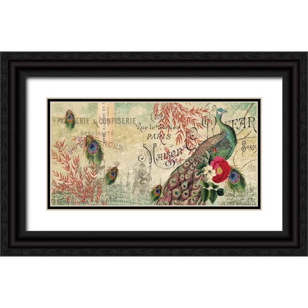 Allen, Candace 18x11 Black Ornate Wood Framed with Double Matting ...