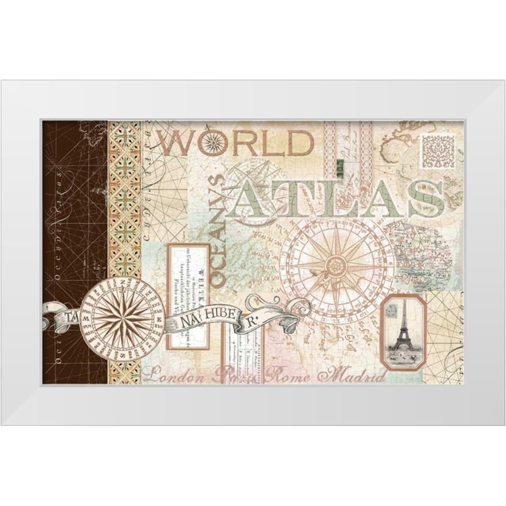 Allen, Candace 18x13 White Modern Wood Framed Museum Art Print Titled ...