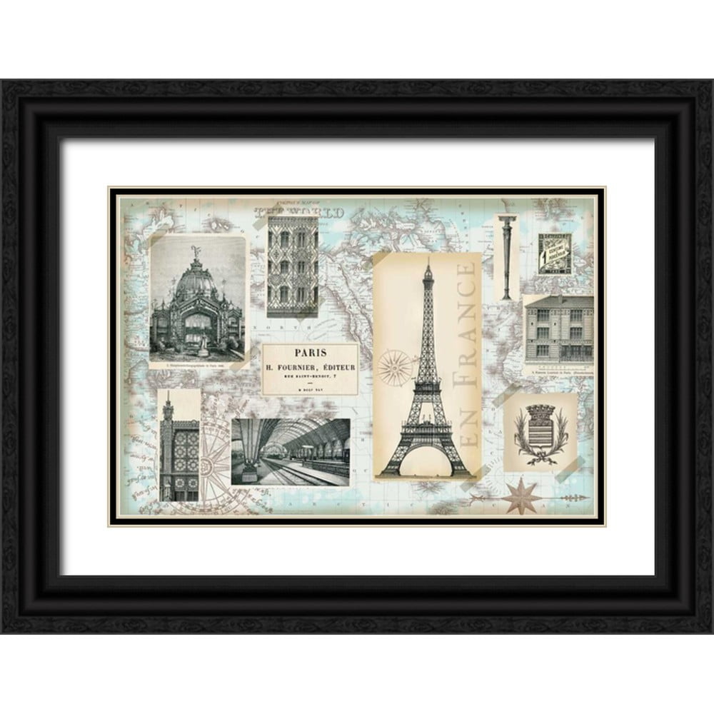 Allen, Candace 24x17 Black Ornate Wood Framed with Double Matting ...