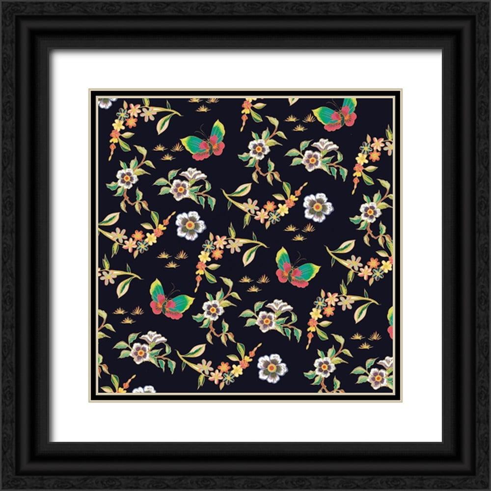 Allen, Candace 26x26 Black Ornate Wood Framed with Double Matting ...