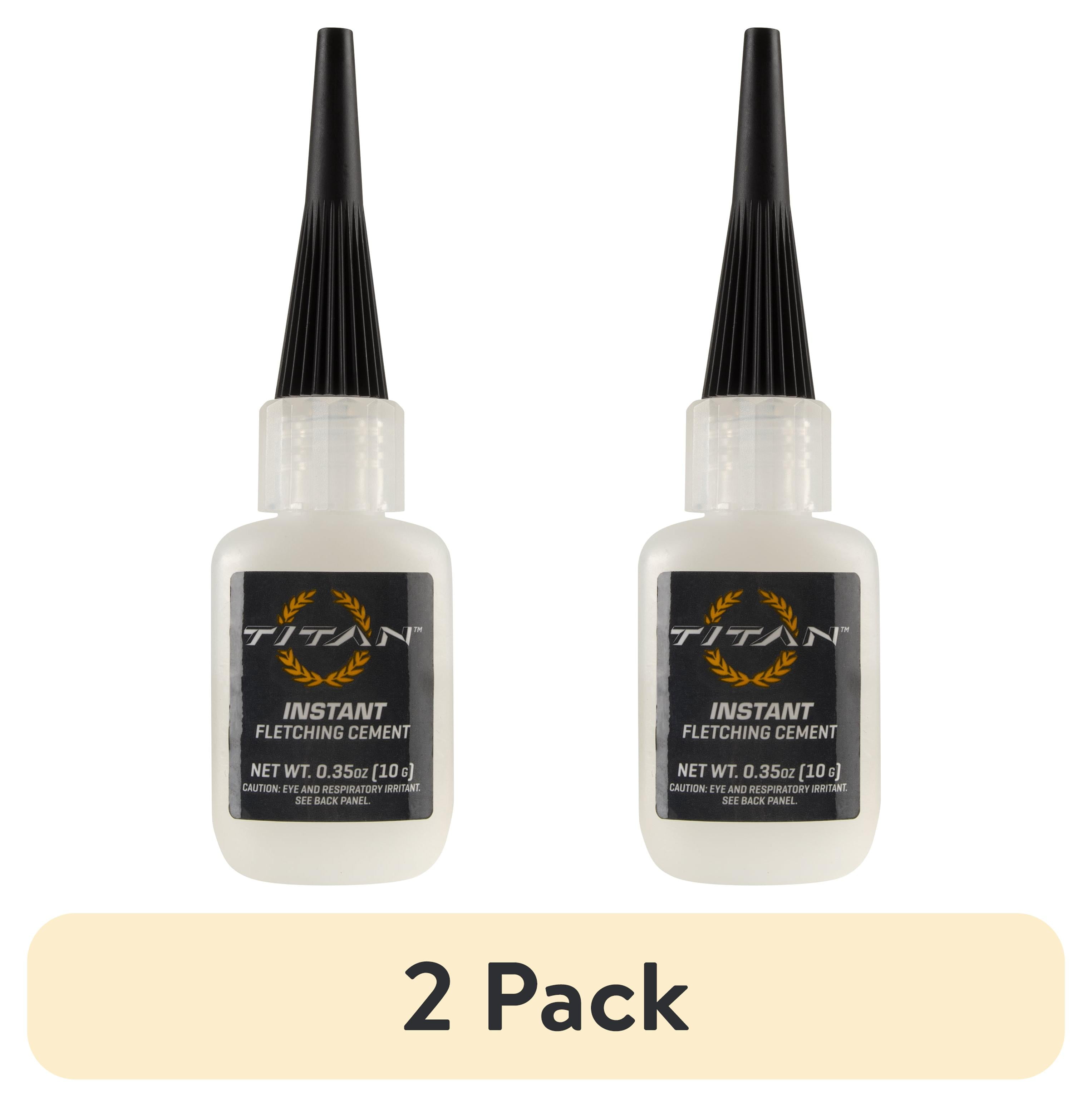 (2 pack) Allen Company Archery Fletching Glue Cement, Carbon ...