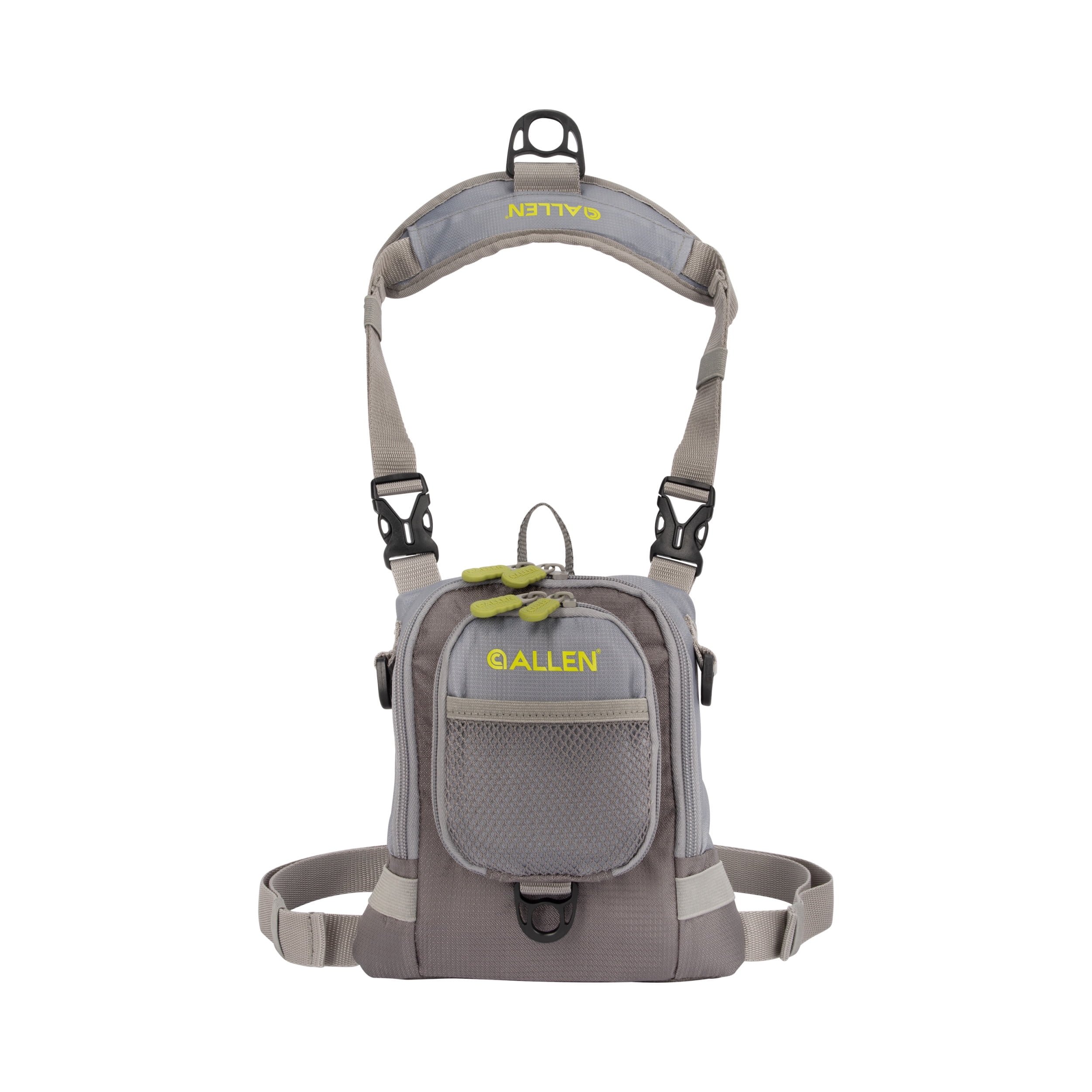 Allen Company Bear Creek Micro Fly Fishing Chest Pack, Gray & Lime ...