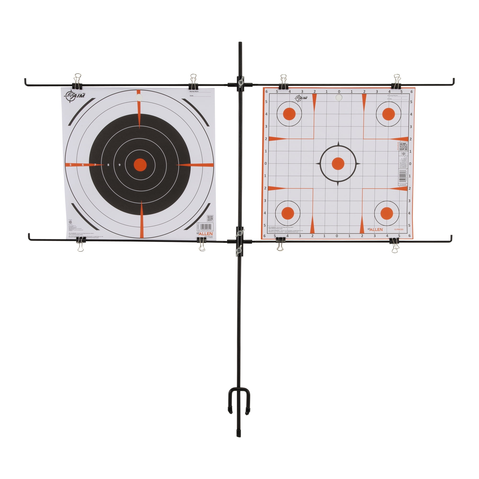 Allen Company Deluxe Paper Target Steel Stand, Holds 2-Targets up to 14 ...