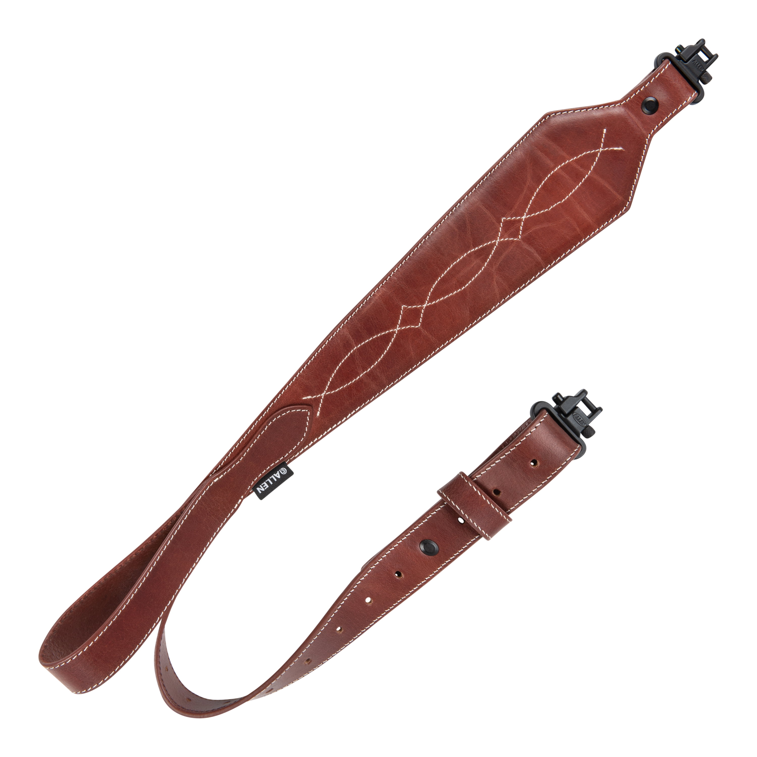 Allen Company Heritage Western Scallop Leather Rifle Gun Sling, Adjusts ...