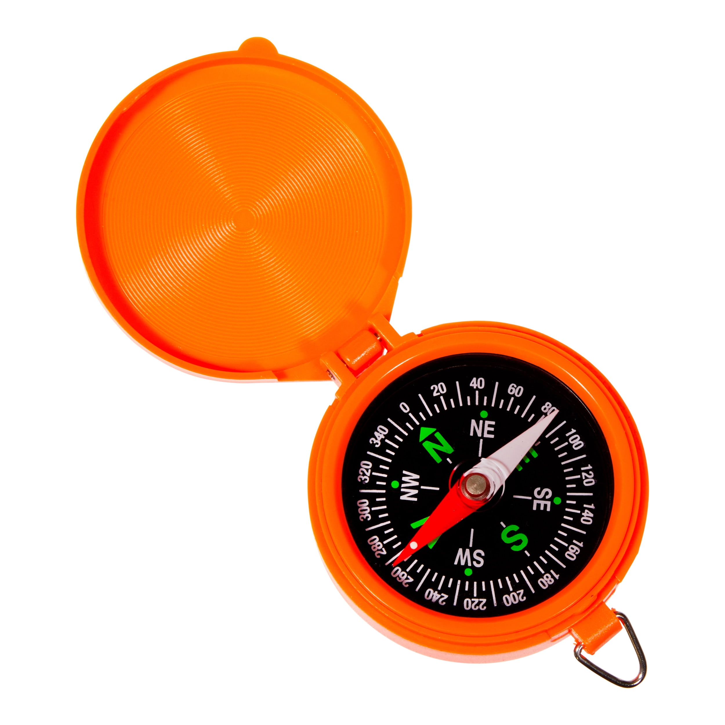 Allen Company Pocket Compass with Lid, Orange - Walmart.com