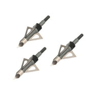 Free Shipping! G5 Montec 100-Grain Steel Broadhead 3 Pack with Cut-On ...