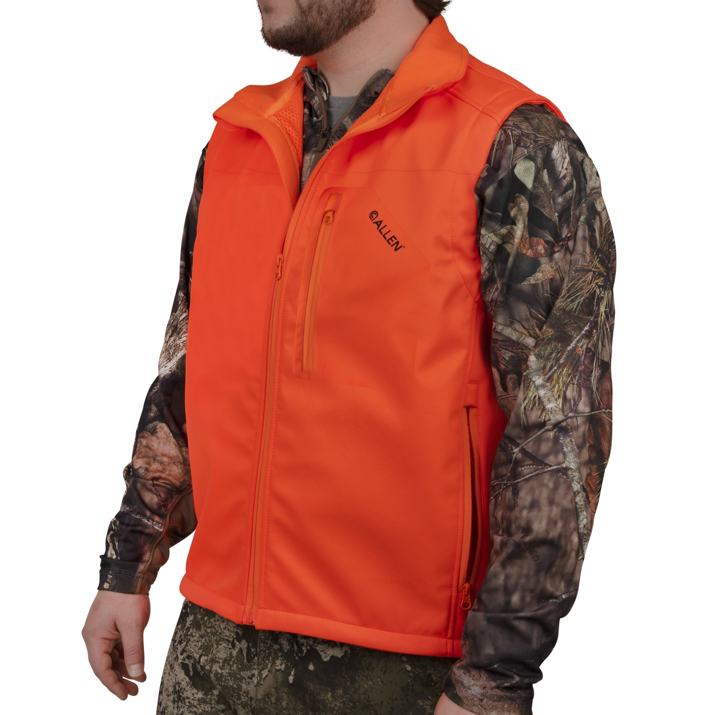 Allen Company Softshell Blaze Hunting Vest, Men’s Xxl, Blaze Orange ...