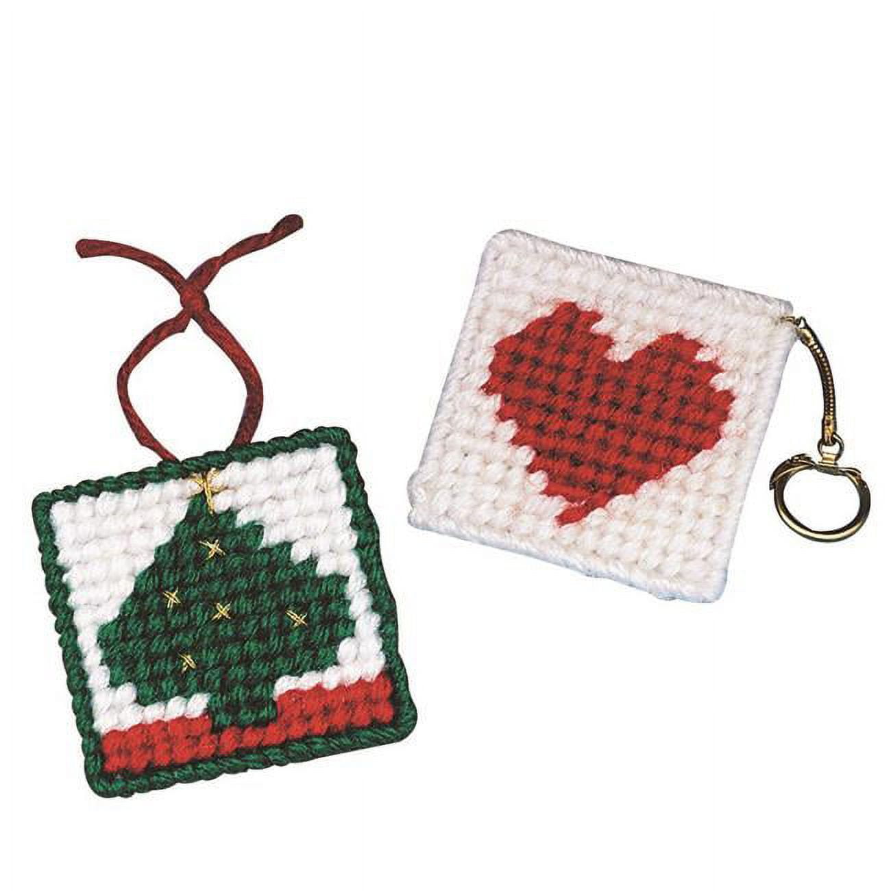 Allen Diagnostic Module Needlepoint Heart Key Rings, Pack of 6 ...