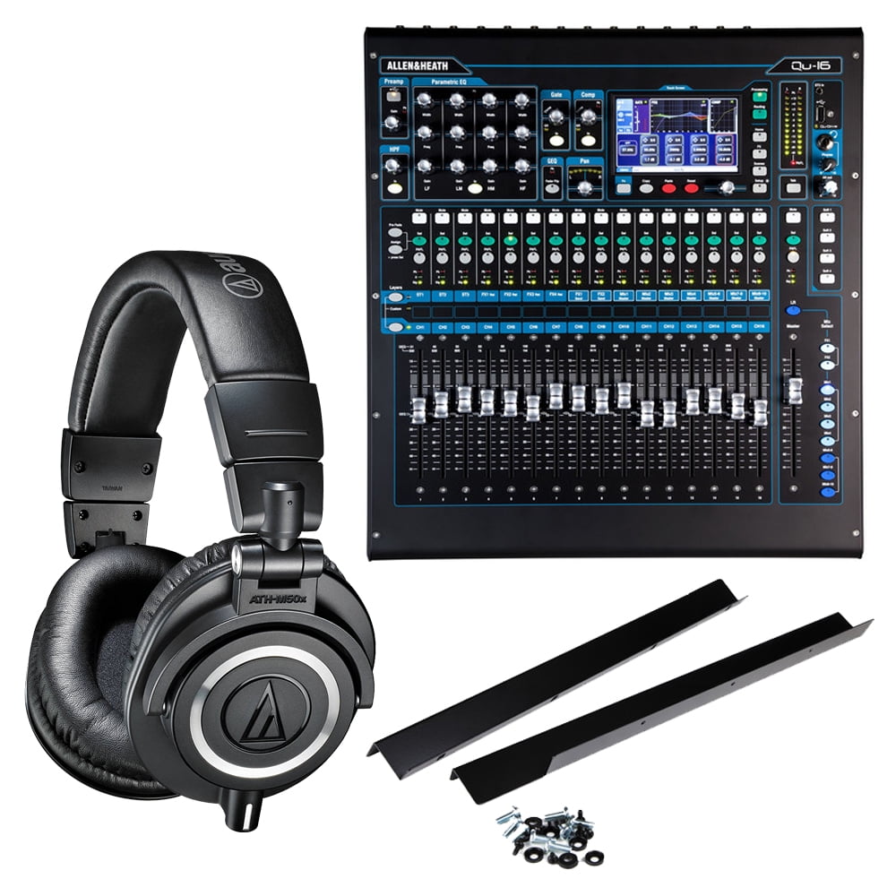 Allen & Heath QU-16C Rack Mountable Compact Digital Mixer (Chrome ...