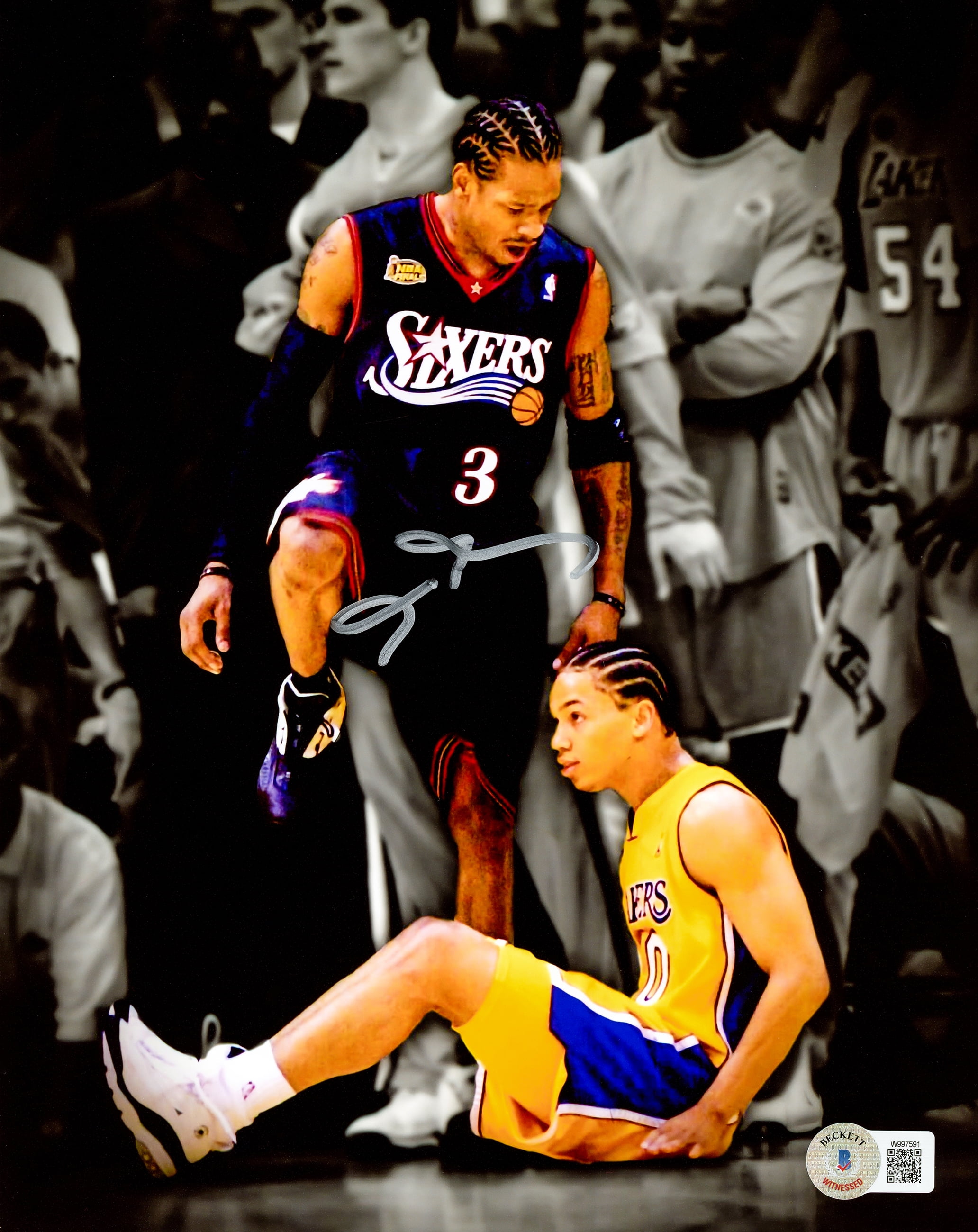 Allen Iverson Autographed 8X10 Photo Philadelphia 76ers Beckett BAS ...