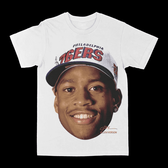 Allen Iverson Big Face Graphic Tee - Walmart.com