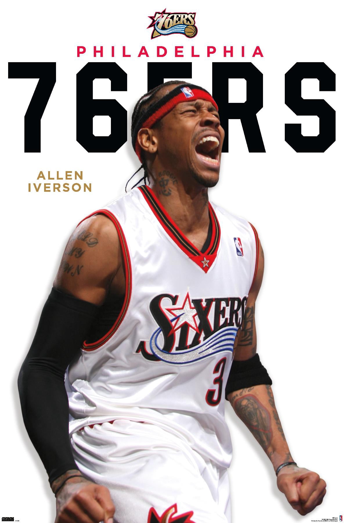 Allen Iverson - Feature Series 23 Wall Poster, 22.375" x 34" - Walmart.com