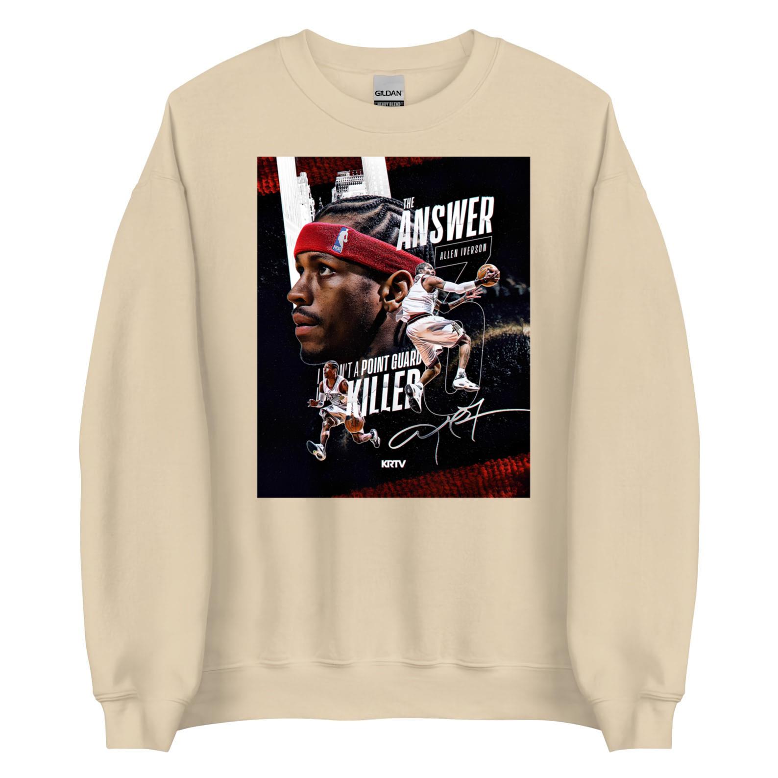 Allen Iverson Graphic T-Shirt-TH10429 - Walmart.com