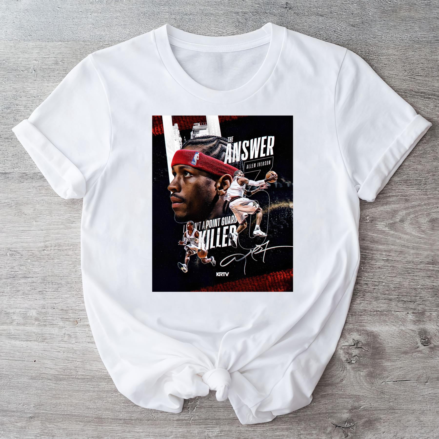 Allen Iverson Graphic T-Shirt-TH10429 - Walmart.com