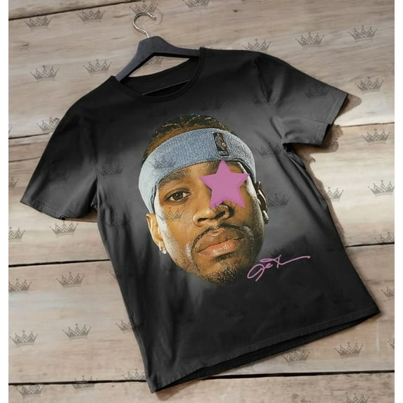 Allen Iverson Head Fan Tee, Basketball Legend Unisex T-Shirt, Sports ...