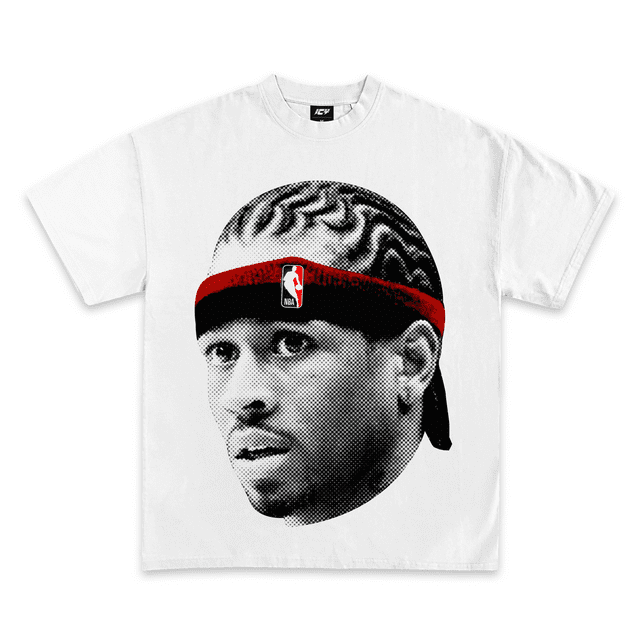 Allen Iverson Icy Exclusive Graphic T Shirt Tee Unisex, Color: Red ...