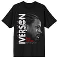 Allen Iverson Men's Short Sleeve Graphic T-Shirt Fear No One Portrait ...