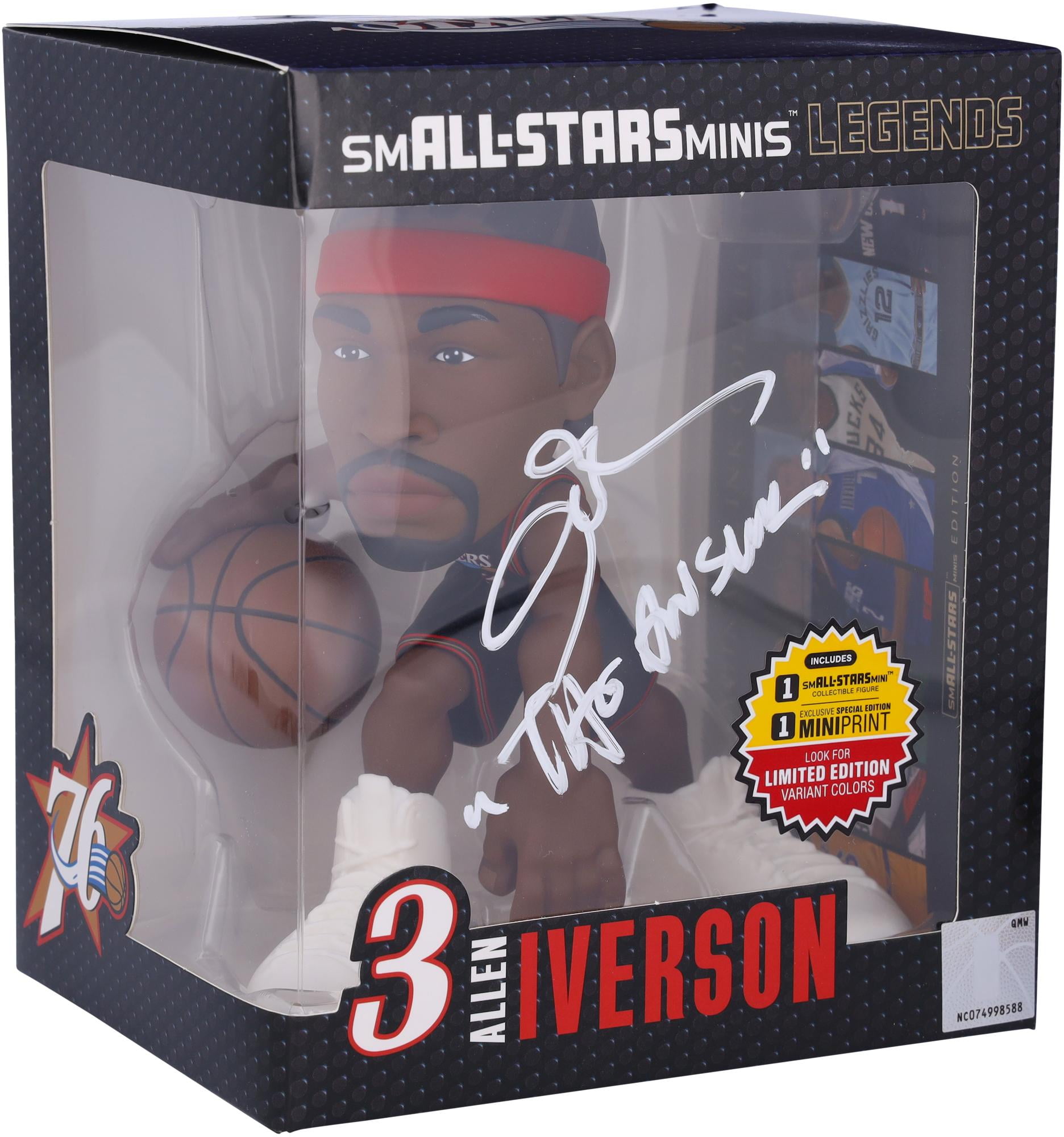 Allen Iverson Philadelphia 76ers Autographed smALL_STARS 6" Figurine ...