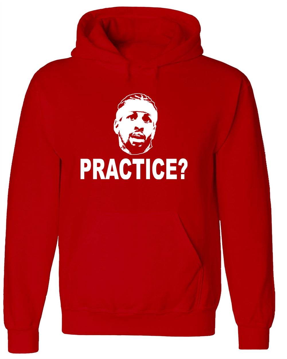 Allen Iverson We Talkin Bout Practice Philadelphia Hooded Sweatshirt ...