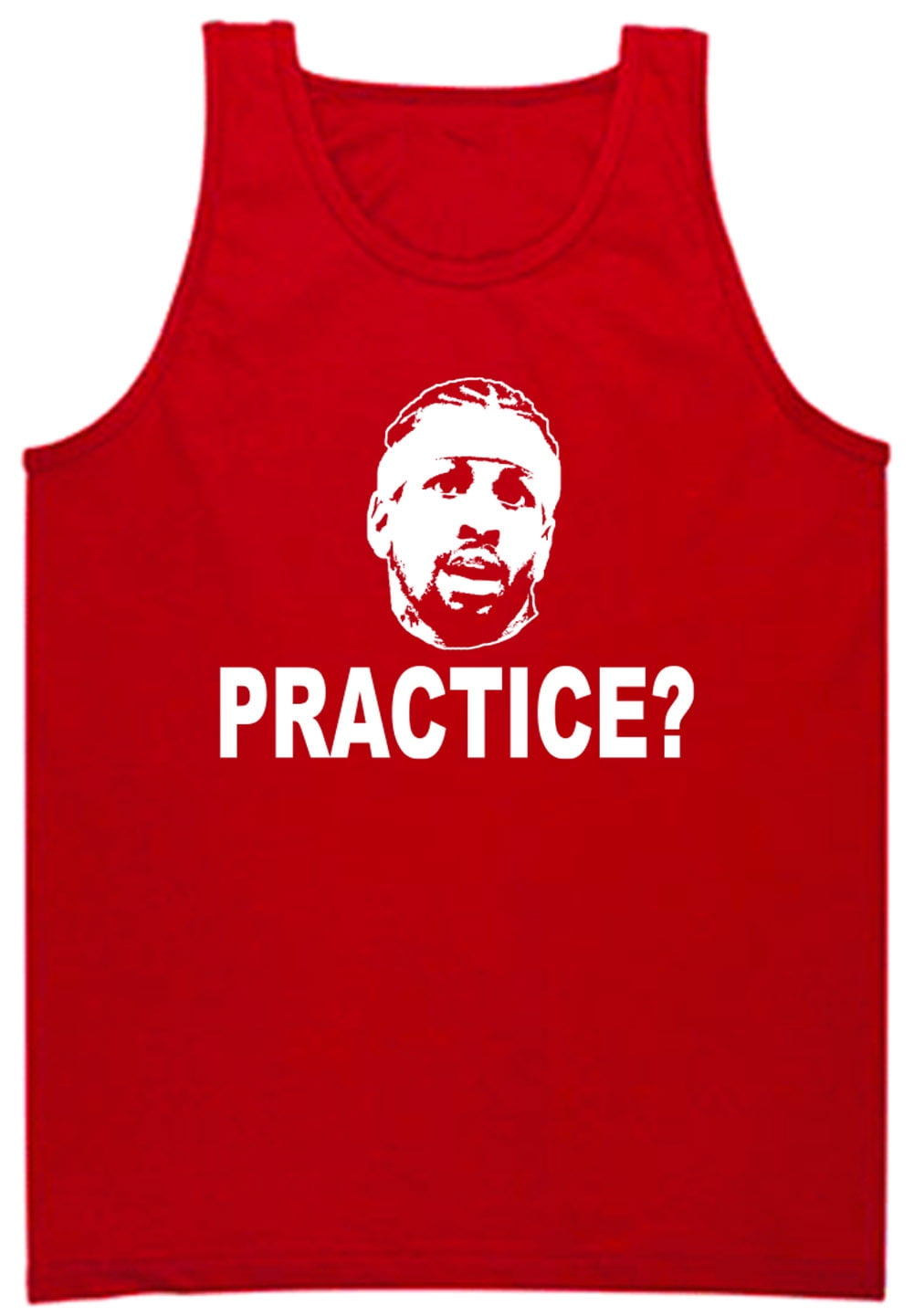 Allen Iverson We Talkin Bout Practice Philadelphia Tank Top - Walmart.com