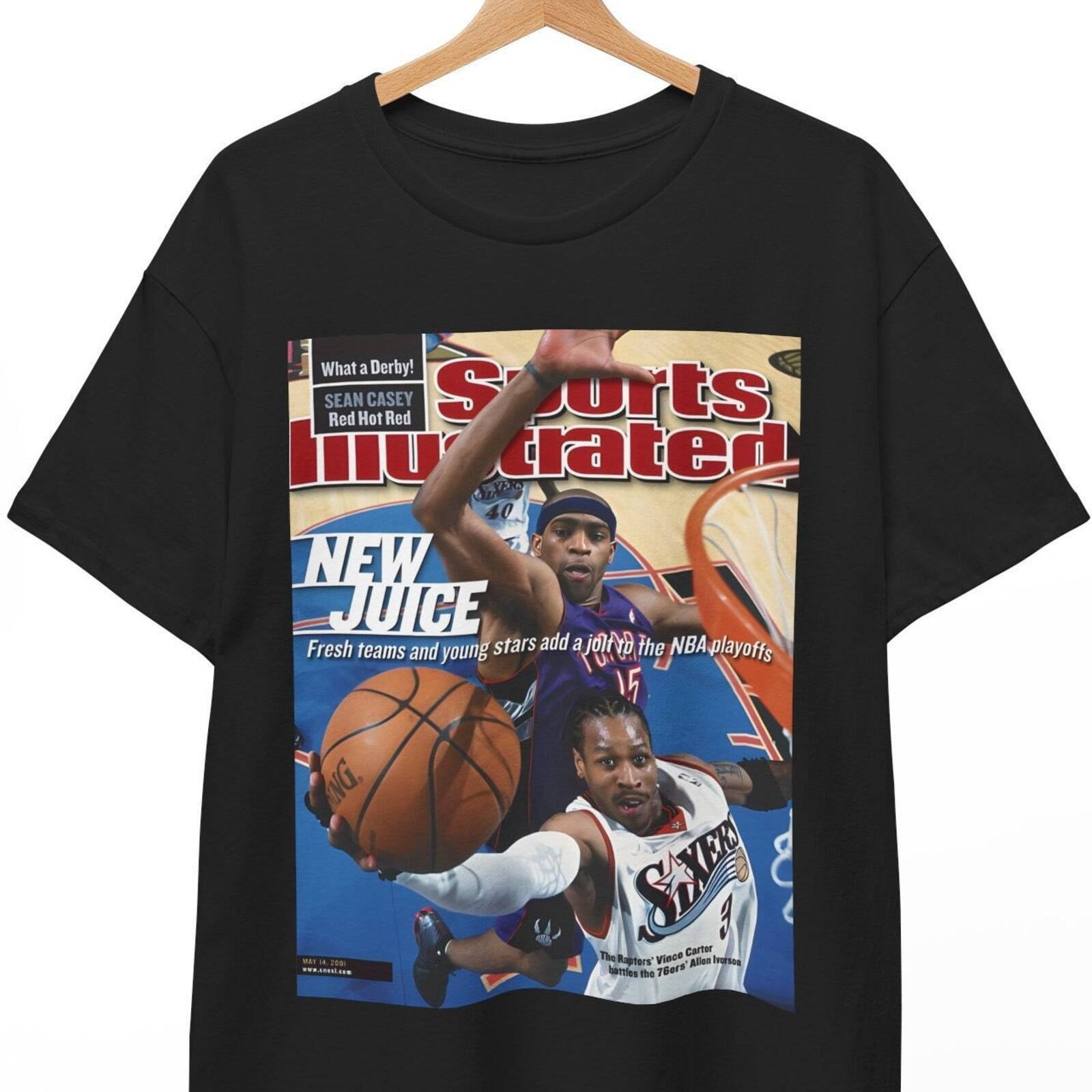 Allen Iverson v6 Philadelphia Sixxers Vince Carter Vintage TShirt ...