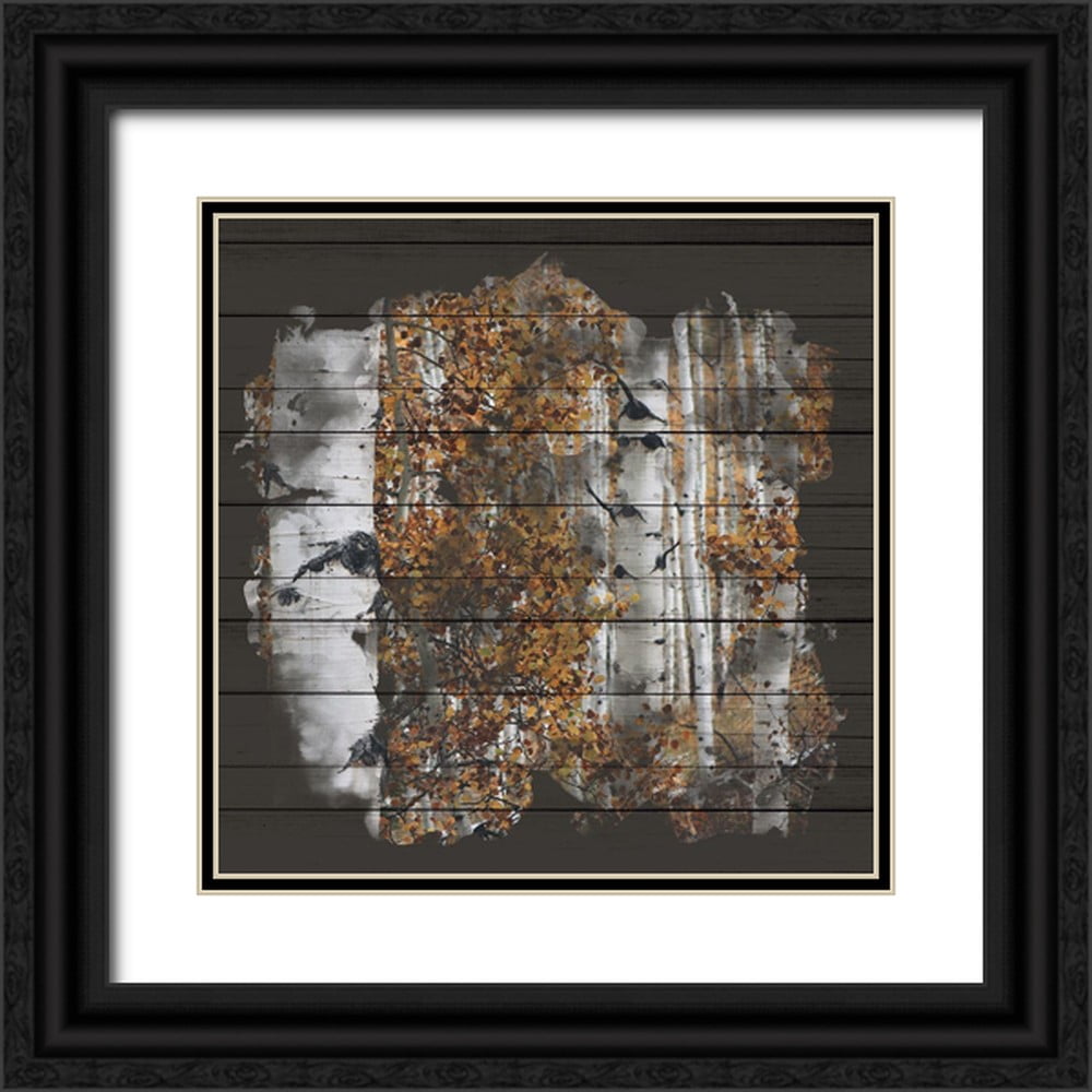 Allen, Kimberly 12x12 Black Ornate Wood Framed with Double Matting ...