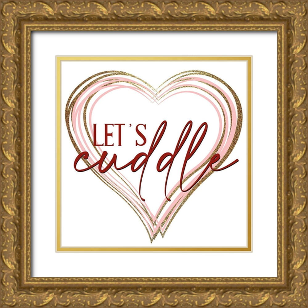 Allen, Kimberly 12x12 Gold Ornate Wood Framed with Double Matting Museum Art Print Titled - Lets ...