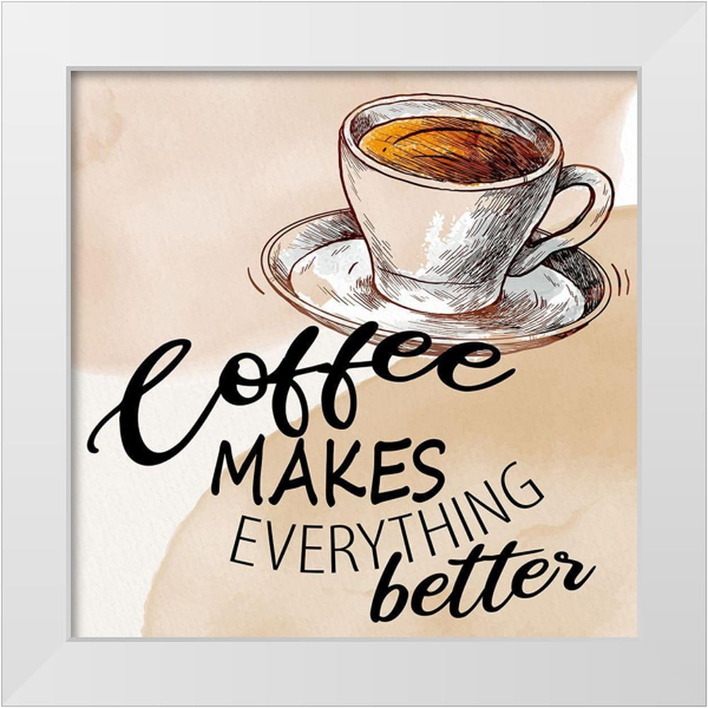 Allen, Kimberly 12x12 White Modern Wood Framed Museum Art Print Titled - All You Need 2 ...