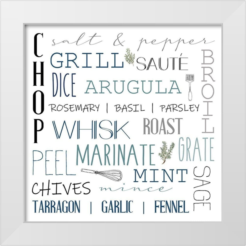 Allen, Kimberly 12x12 White Modern Wood Framed Museum Art Print Titled ...