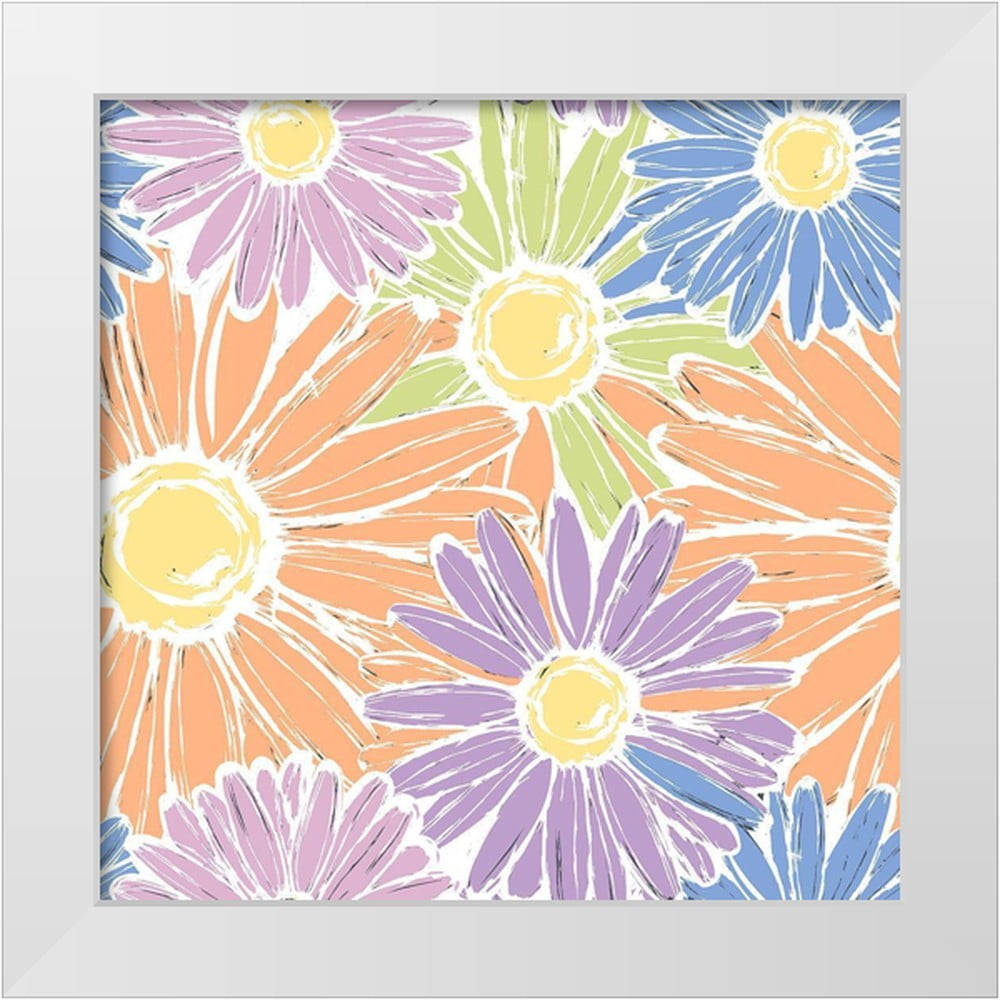 Allen, Kimberly 12x12 White Modern Wood Framed Museum Art Print Titled ...