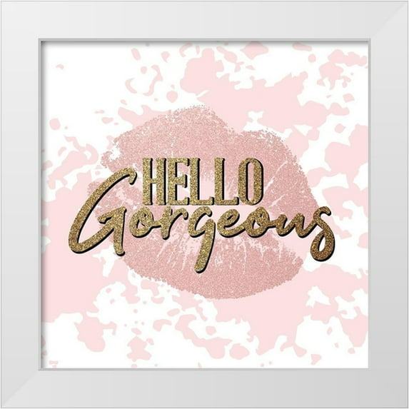 Allen, Kimberly 12x12 White Modern Wood Framed Museum Art Print Titled - Hello Diva 4 - Walmart.com