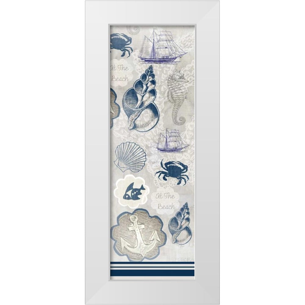 Allen, Kimberly 13x32 White Modern Wood Framed Museum Art Print Titled ...