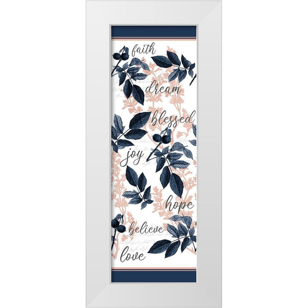 Allen, Kimberly 13x32 White Modern Wood Framed Museum Art Print Titled ...