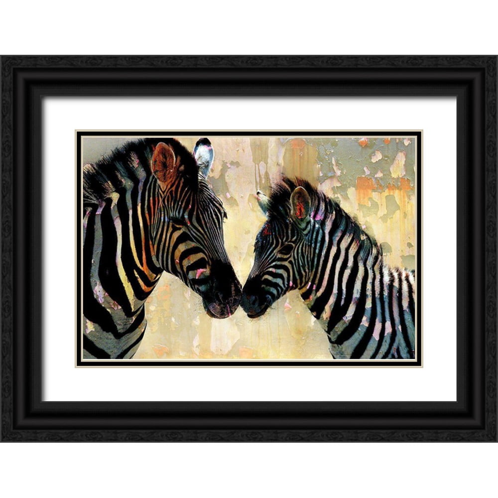 Allen, Kimberly 14x11 Black Ornate Wood Framed with Double Matting ...